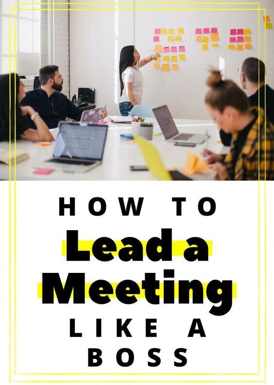 How to run a meeting like a boss